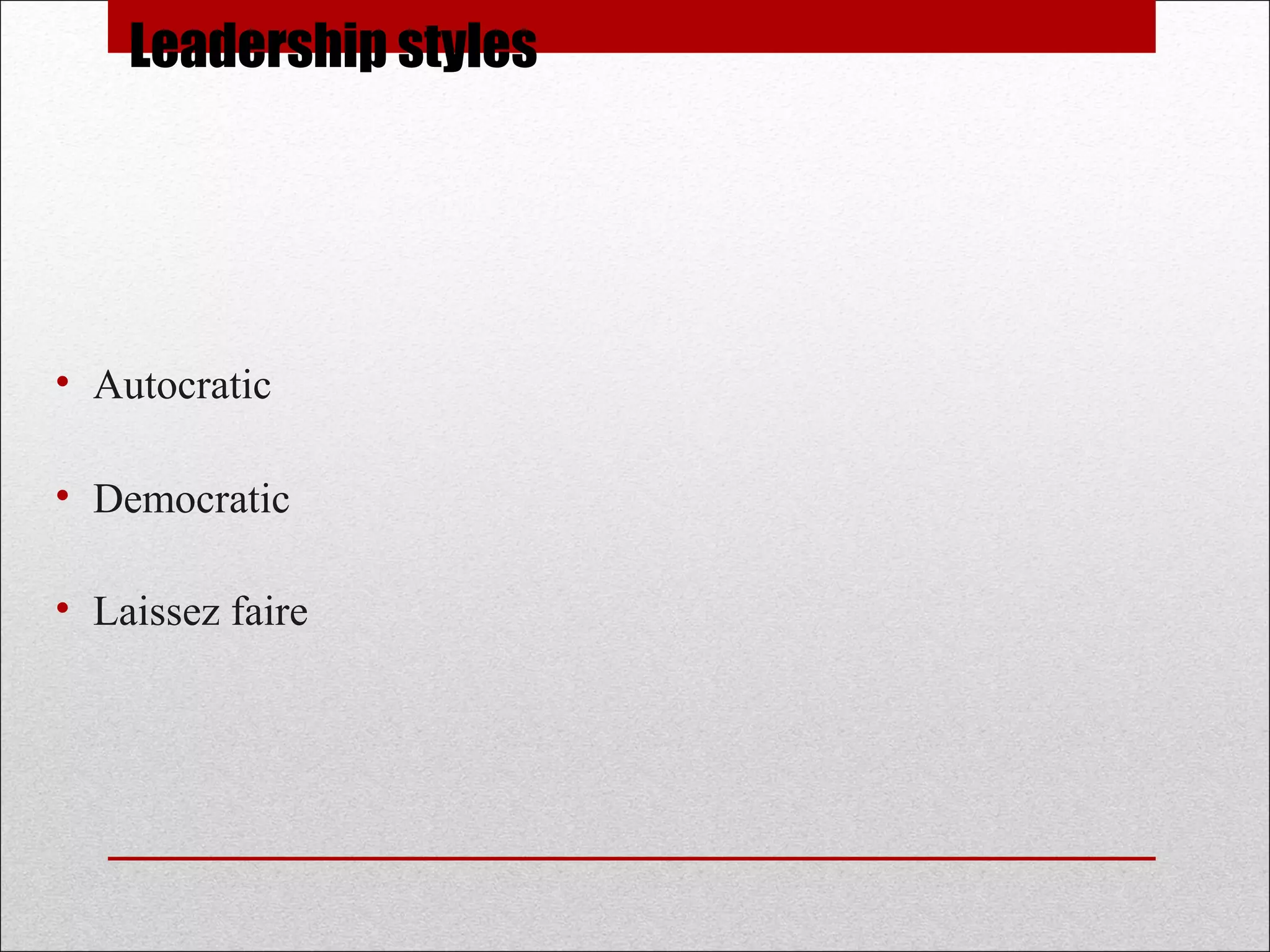 Leadership - Organisational Behavior | PPT