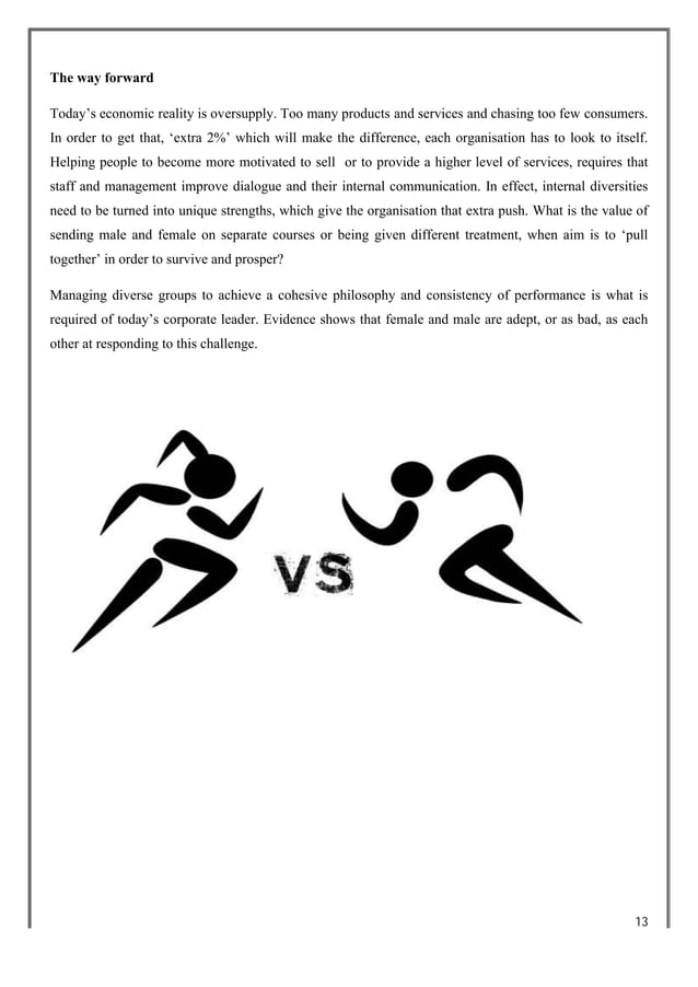 Leadership Male Vs Female | PDF