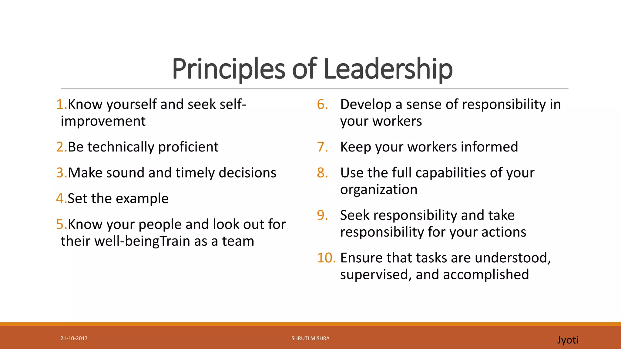Leadership - Concepts & Theories | PPTX