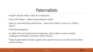 Leadership - Concepts & Theories | PPTX