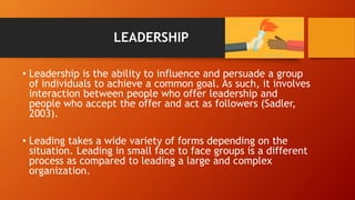 Leadership Study | PPTX