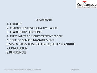 Leadership | PPT