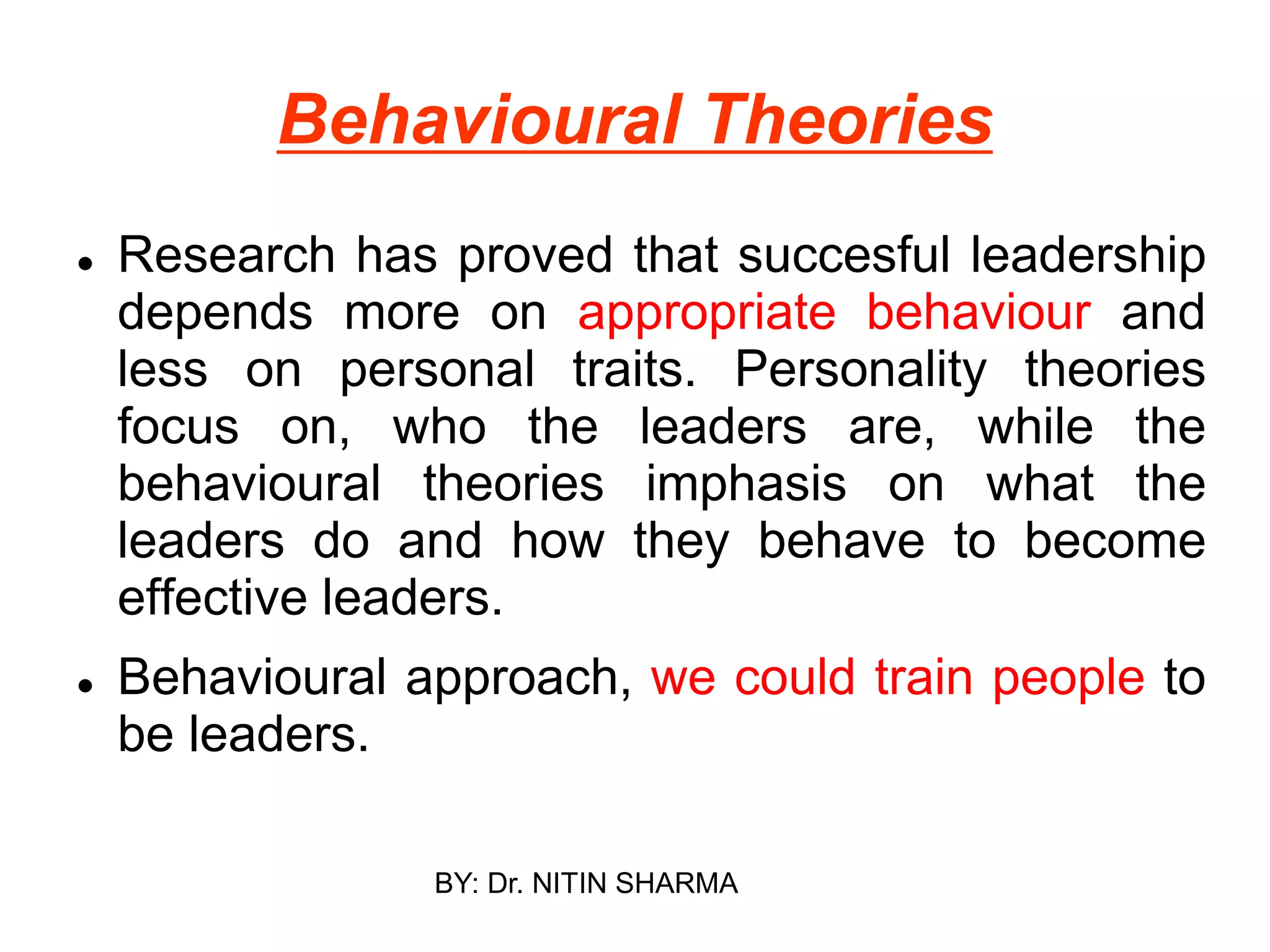 Organizational Behaviour : Leadership | PDF