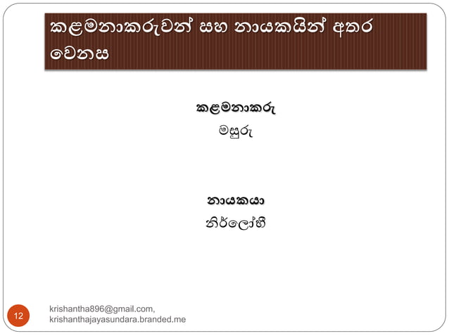 Management and Leadership in Sinhala | PPTX