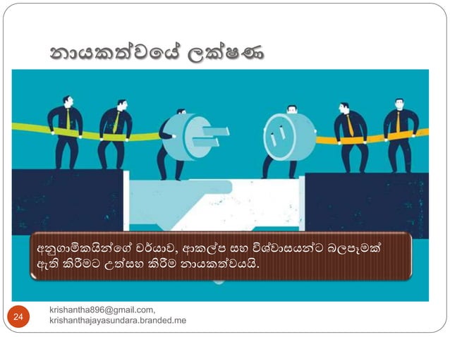 Management and Leadership in Sinhala | PPTX