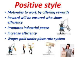 Principles of management - Leadership styles | PPT