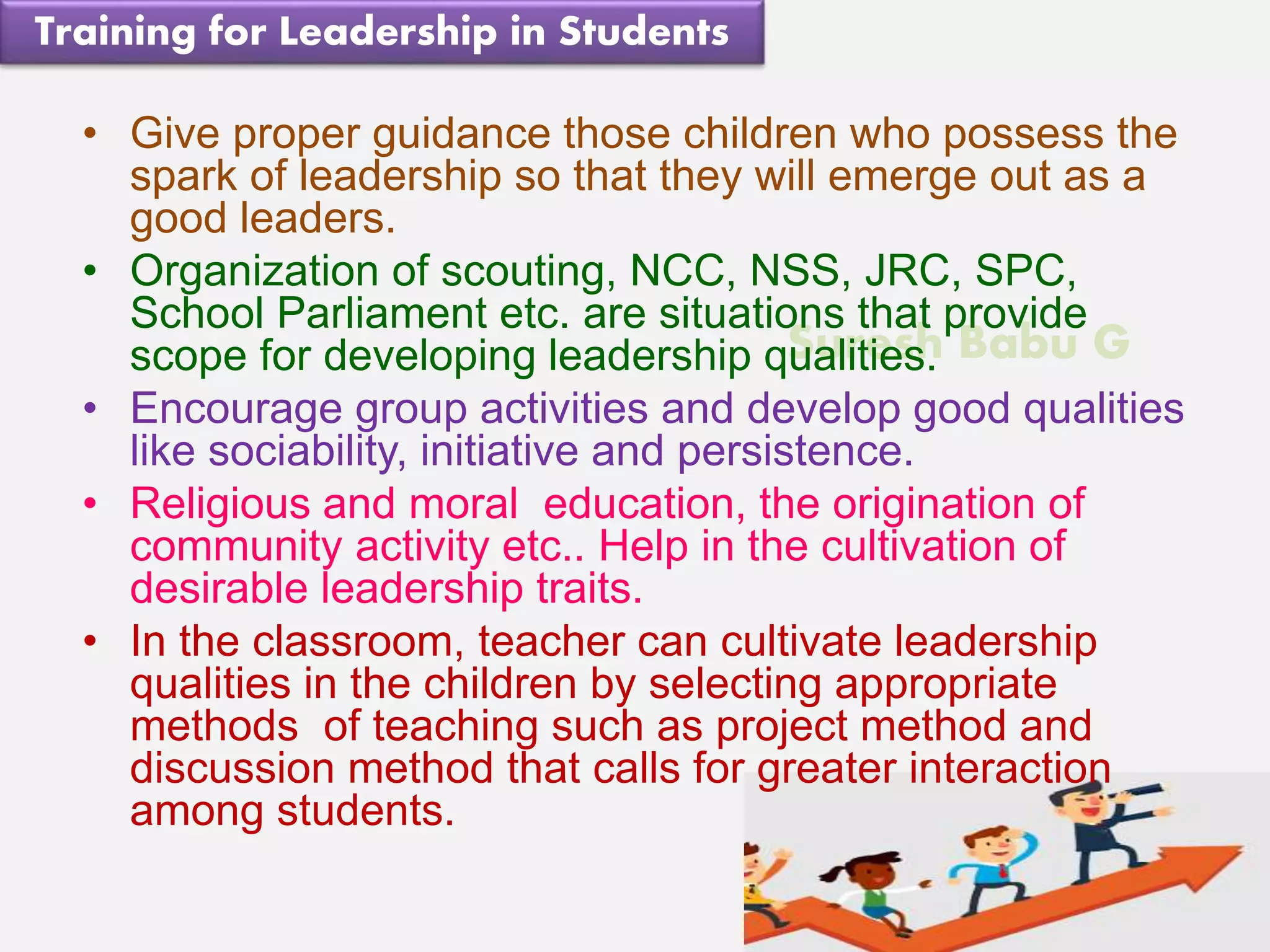 Leadership – concept, types /styles of leadership in the classroom ...