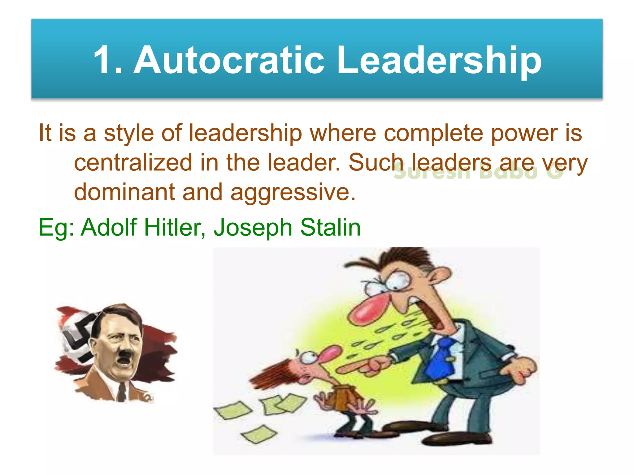 Leadership – concept, types /styles of leadership in the classroom ...