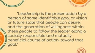 PRINCIPLES OF GOOD LEADERSHIP | PPTX | Executive Leadership ...