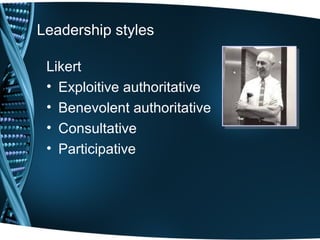 Leadership and the role of the team leader | PPT