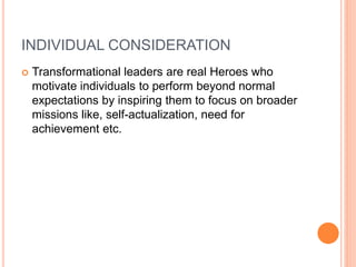 LEADERSHIP IN OB | PPTX
