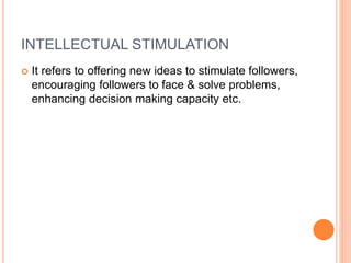 LEADERSHIP IN OB | PPTX