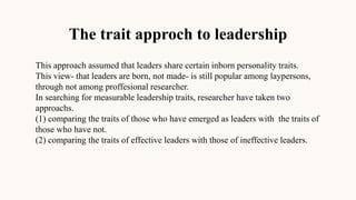 LEADERSHIP.pptx | Executive Leadership & Management | Business