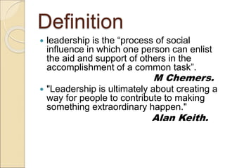leadership coordinating function in the management | PPT
