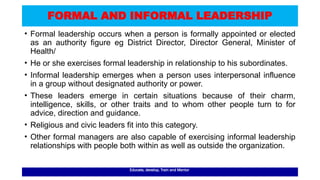 concepts of leadership studies for undergraduates | PPT