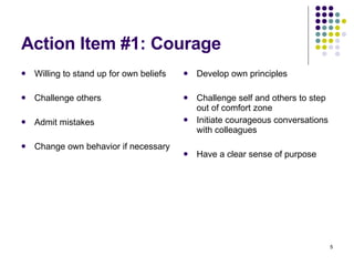 Leadership Action Plan | PPT