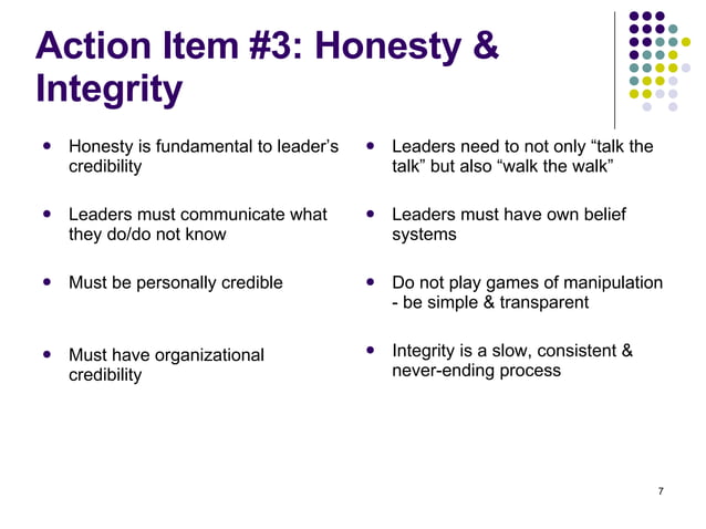 Leadership Action Plan | PPT