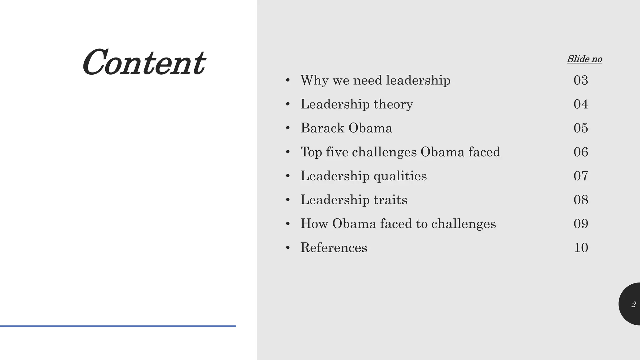 Leadership quality of Mr. Barack Obama | PPTX