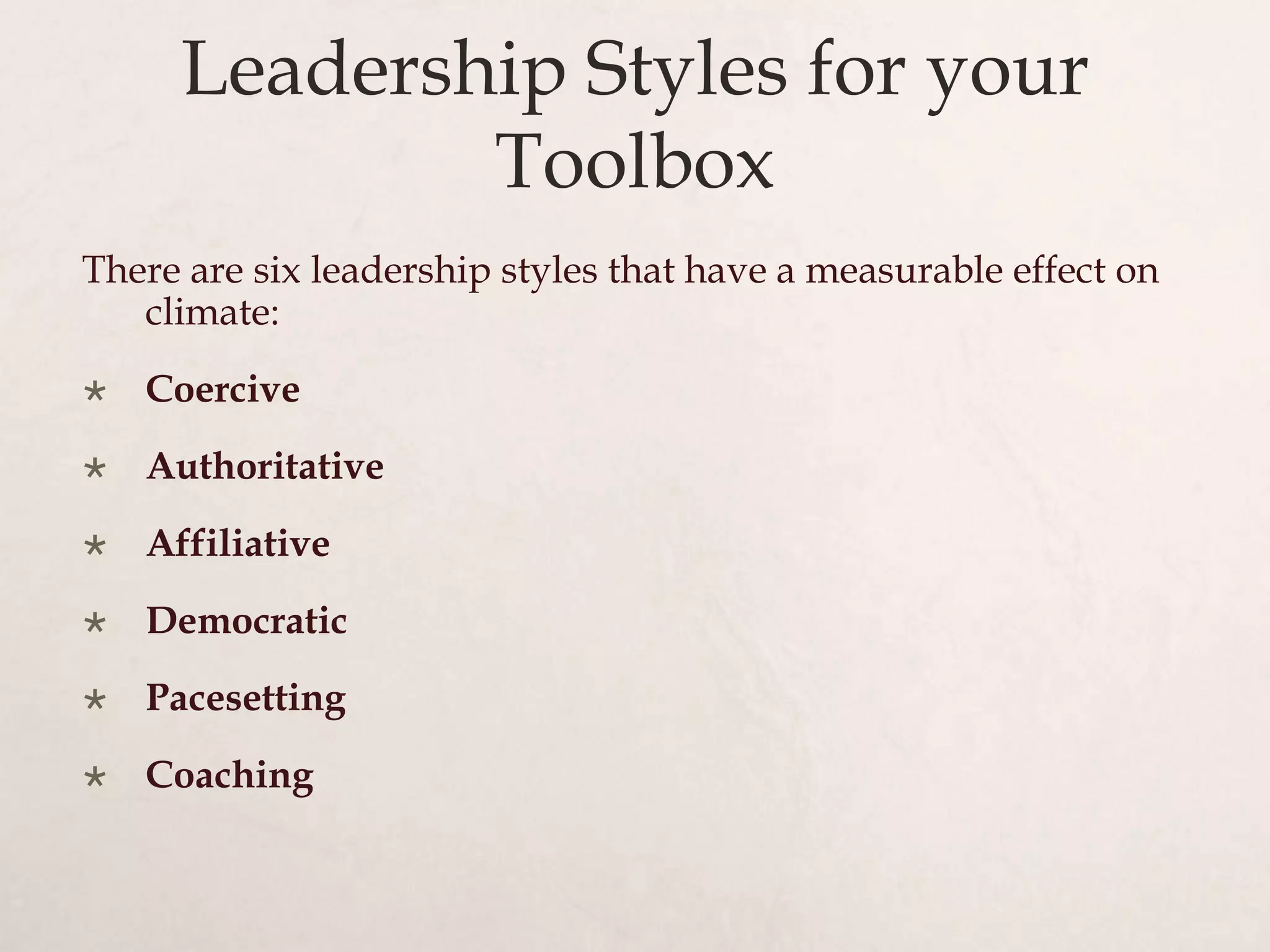 Leadership Toolbox | PPT