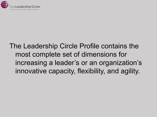 Leadership Circle Profile - The Leadership Circle Profile Increases ...