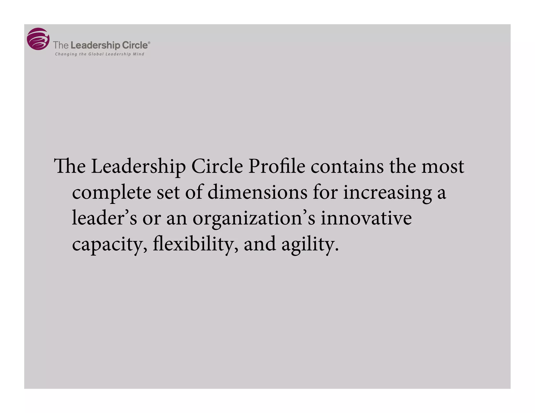Leadership circle-profile | PDF