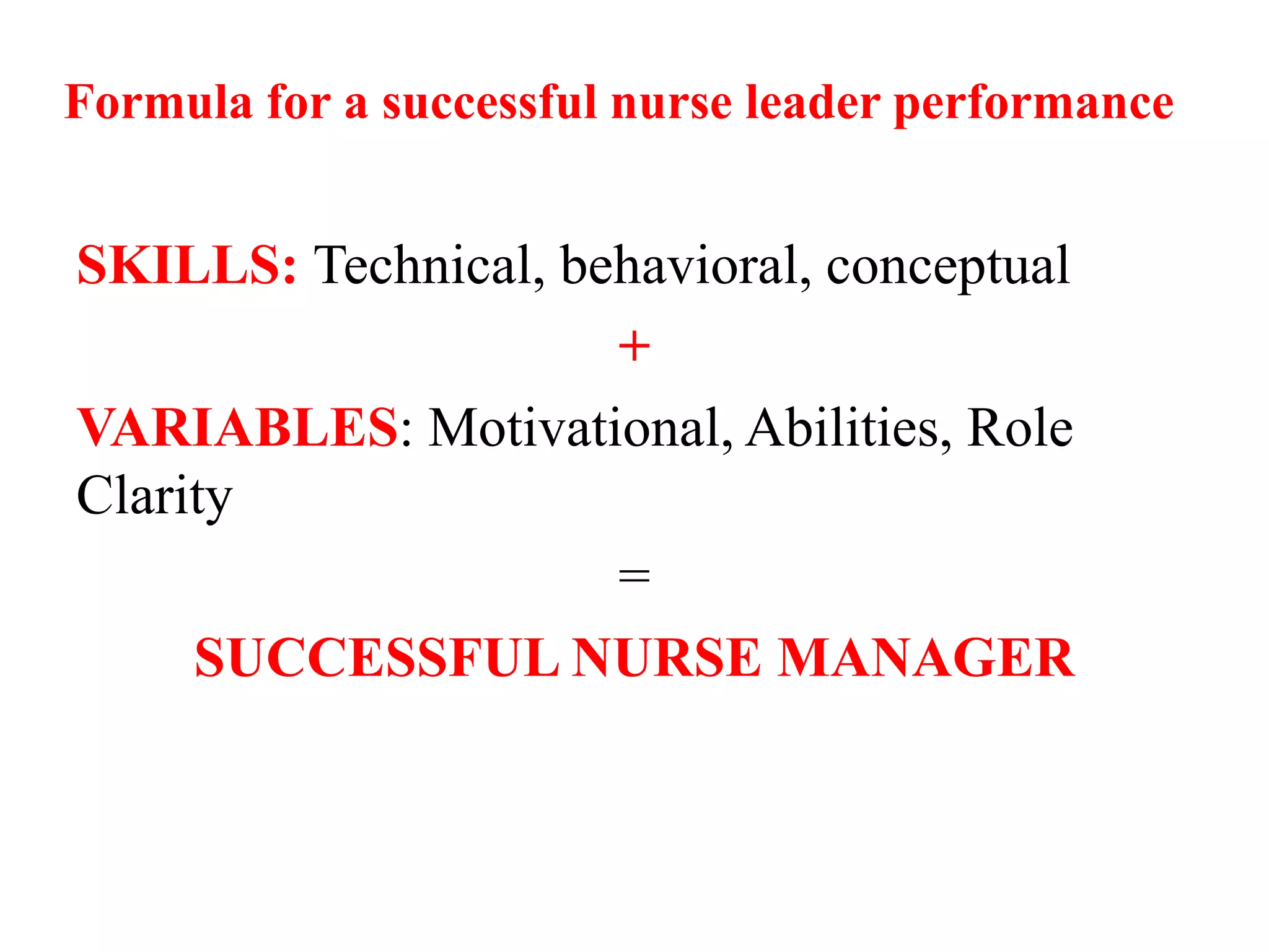 Leadership in nursing | PPTX