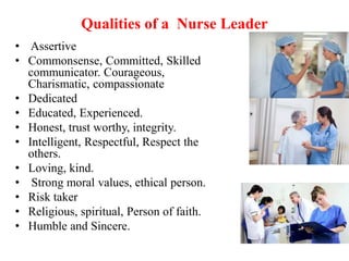 Leadership in nursing | PPTX | Healthcare Industry | Industries