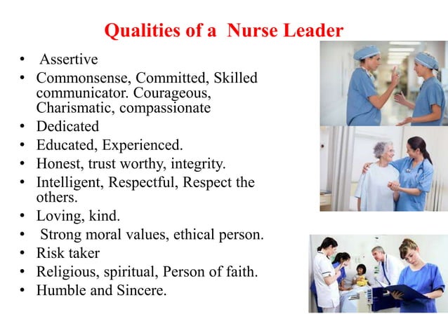 Leadership In Nursing Ppt