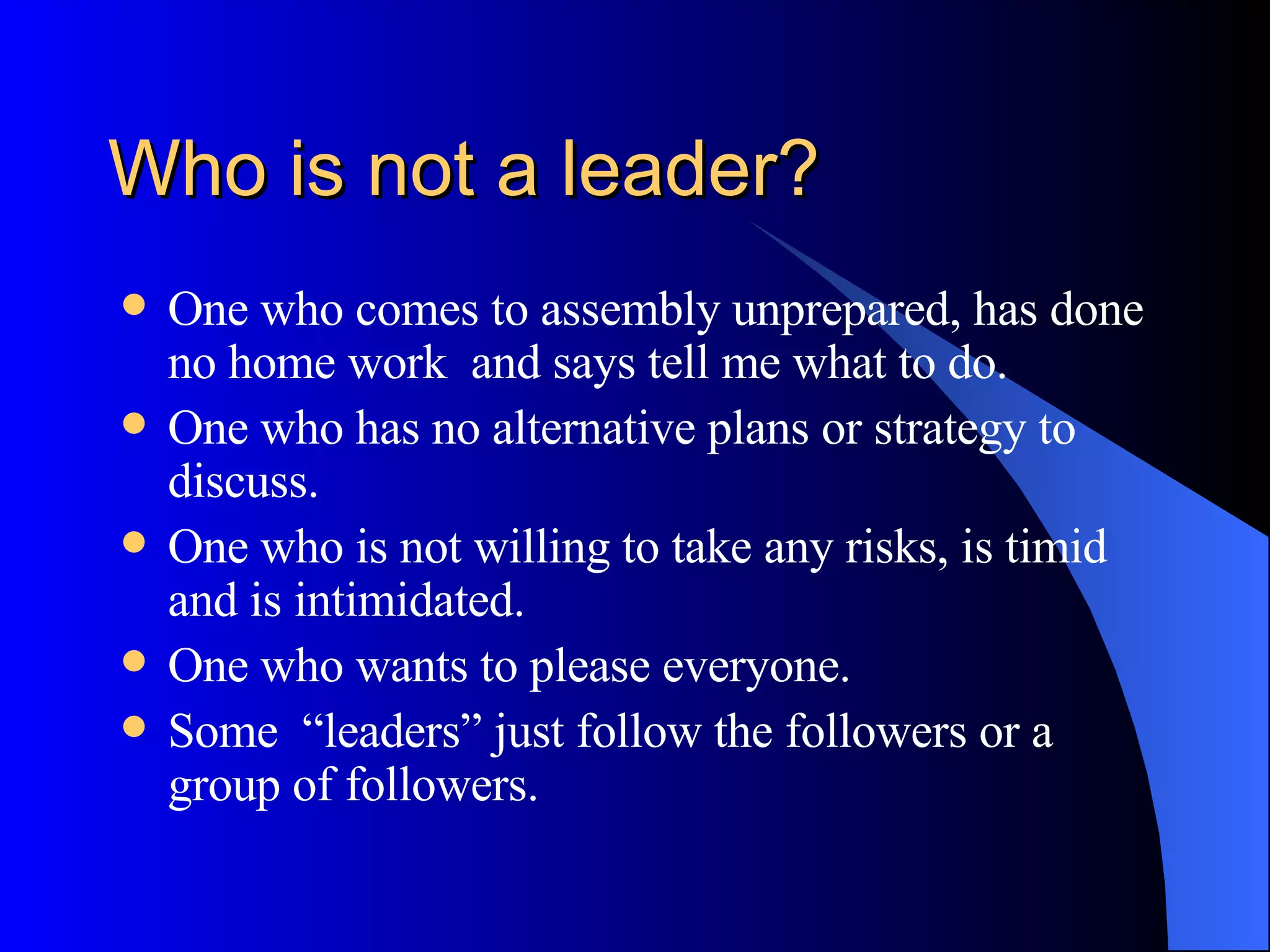 Leadership in Islam | PPT