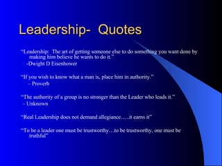 Leadership in Islam | PPT