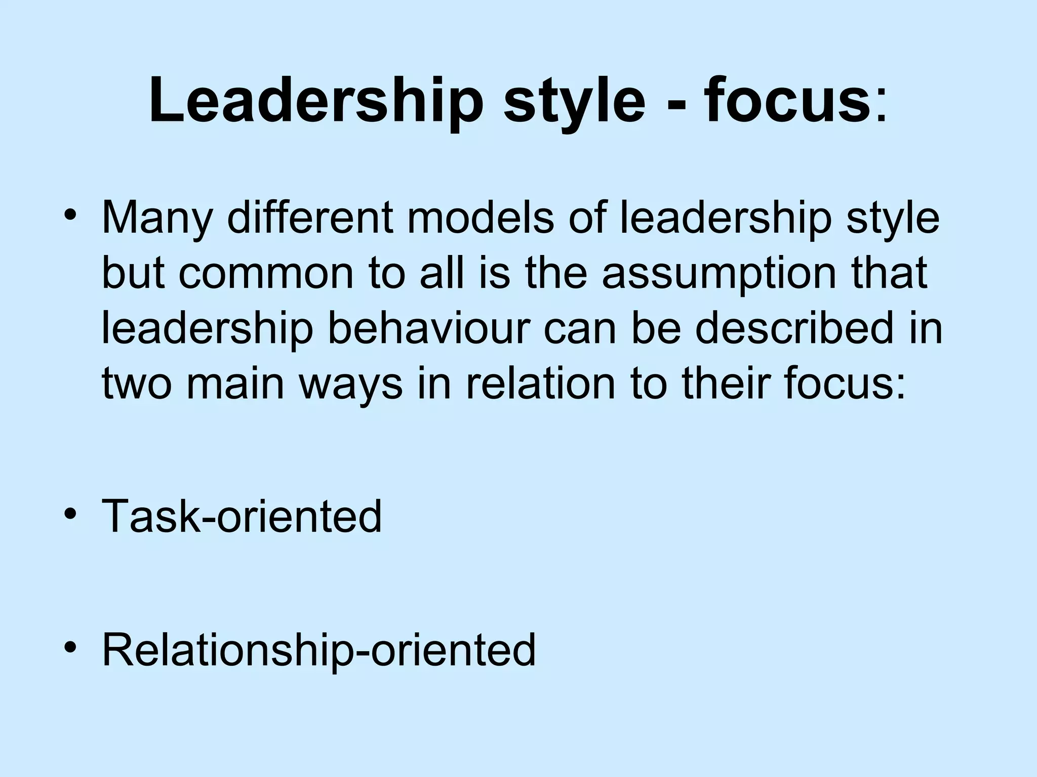 Leadership In The Workplace | PPT