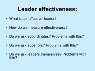 Leadership In The Workplace | PPT