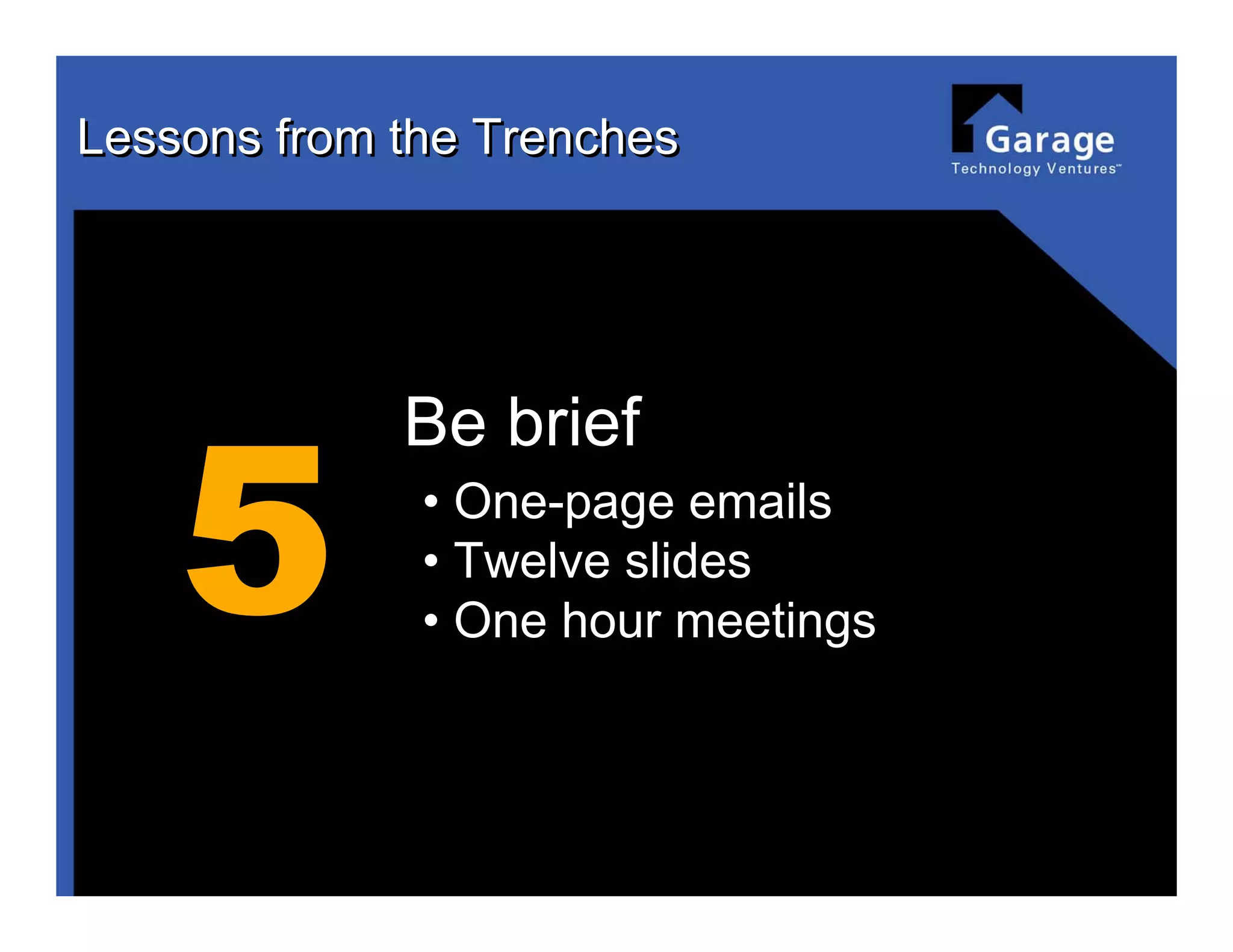 Leadership Lessons from the Trenches | PPT