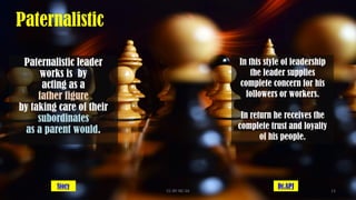 Leadership: Meaning, Defintion & Types | PDF