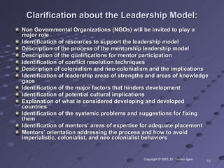 Leadership Model For Developing Countries | PPT