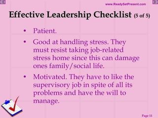 LEADERSHIP POWERPOINT | PPT