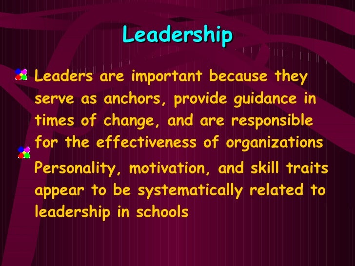 Leadership in Schools