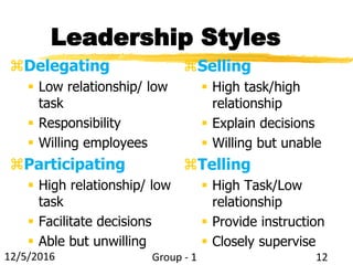 Leadership - Principle of Management | PPTX