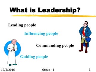 Leadership - Principle of Management | PPT