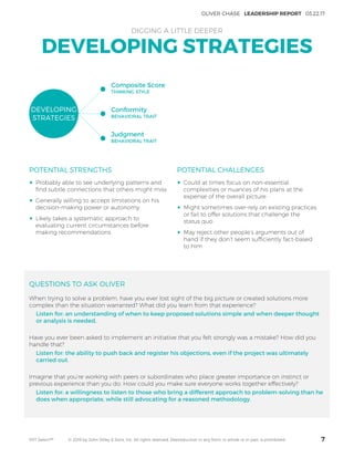 PXT Select Leadership Report sample | PDF