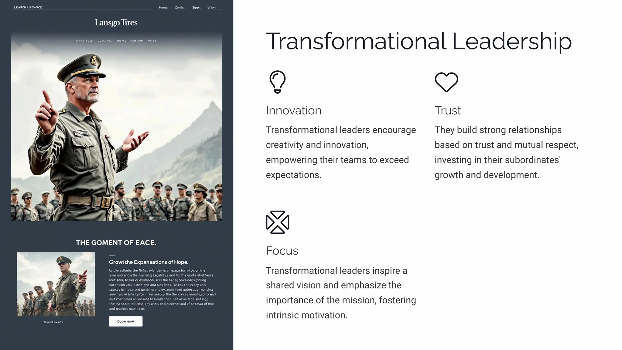 Popular Leadership Styles in the Military | PDF