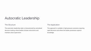 Popular Leadership Styles in the Military | PDF