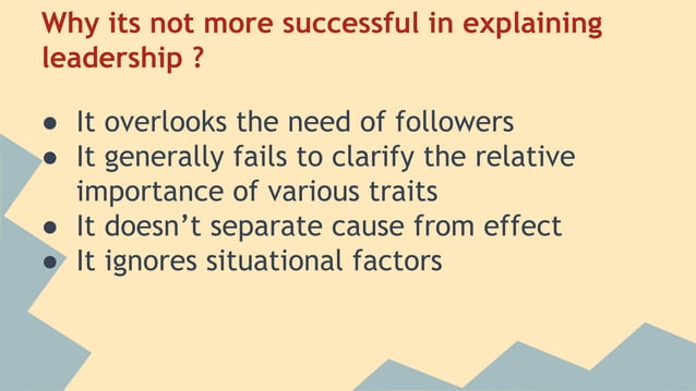 Leadership - Trait Theory | PDF