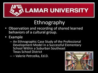 Leadership u how-to_master_qualitative_design_5-3-13 | PPT