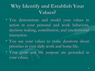 Leadership values | PPT