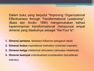 Kepemimpinan Transaksional dan Transformasional | PPTX