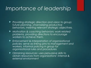 Leadership Definitions and Concepts | PPT