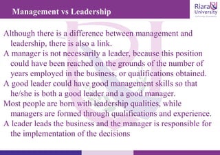 Leadership in organizational Behavior in business | PPT