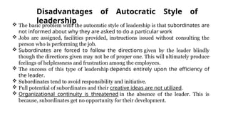 Leadership,leadership styles and its importance | PPTX