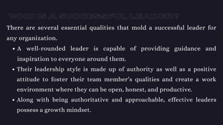 LEADERSHIP SKILLS & QUALITIES OF SUCCESSFUL LEADERS | PDF